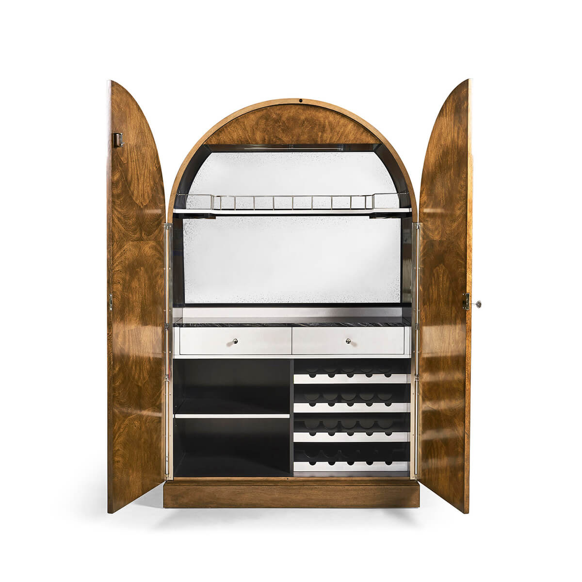 Experience Timeless Elegance with the Art Deco Bar Cabinet English Georgian America