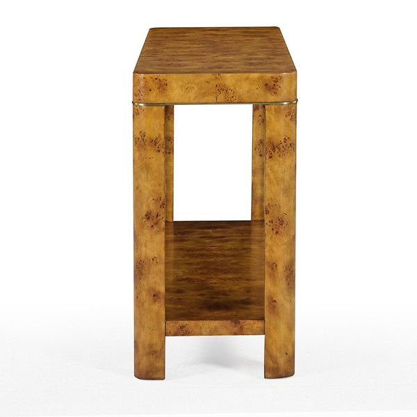 Art Deco Burl Console Table | Elegant Entryway Furniture - English ...