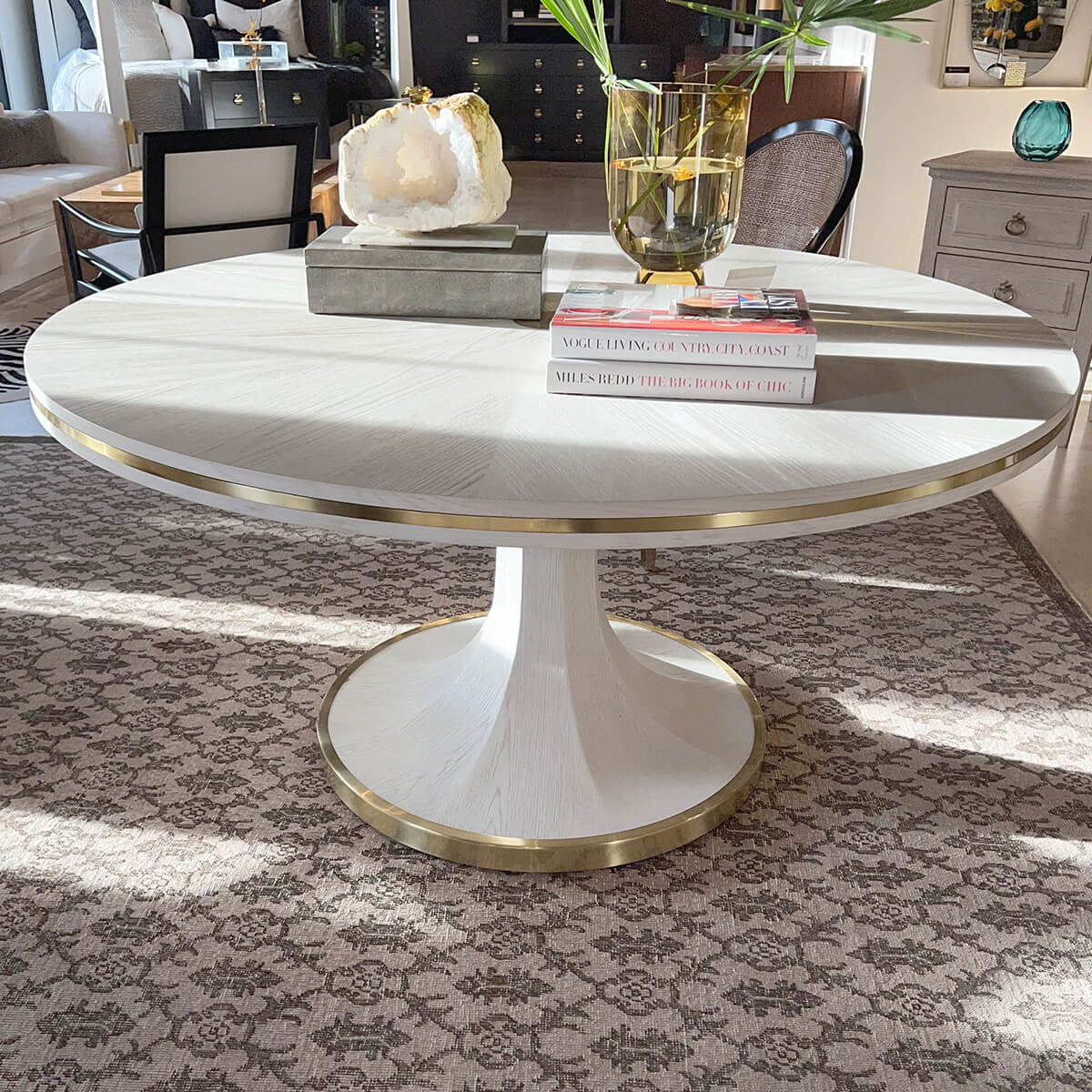 Art Deco White Dining Table Timeless Elegance for Your Dining Space English Georgian America