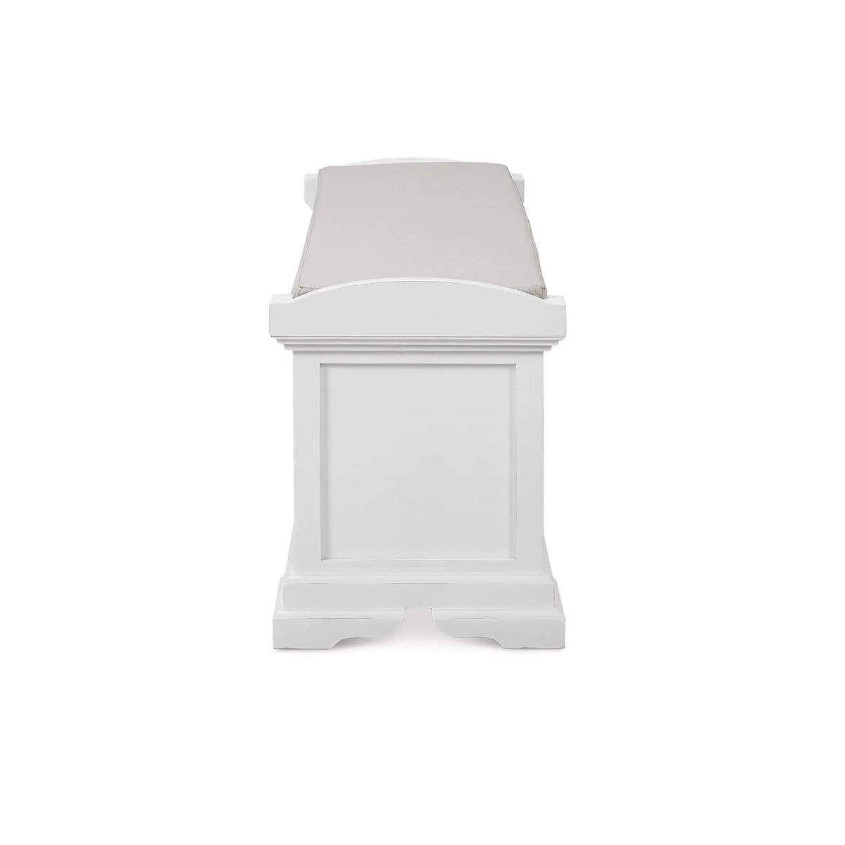 Coastal Storage Bench with Cushion Stylish Storage Seating English Georgian America