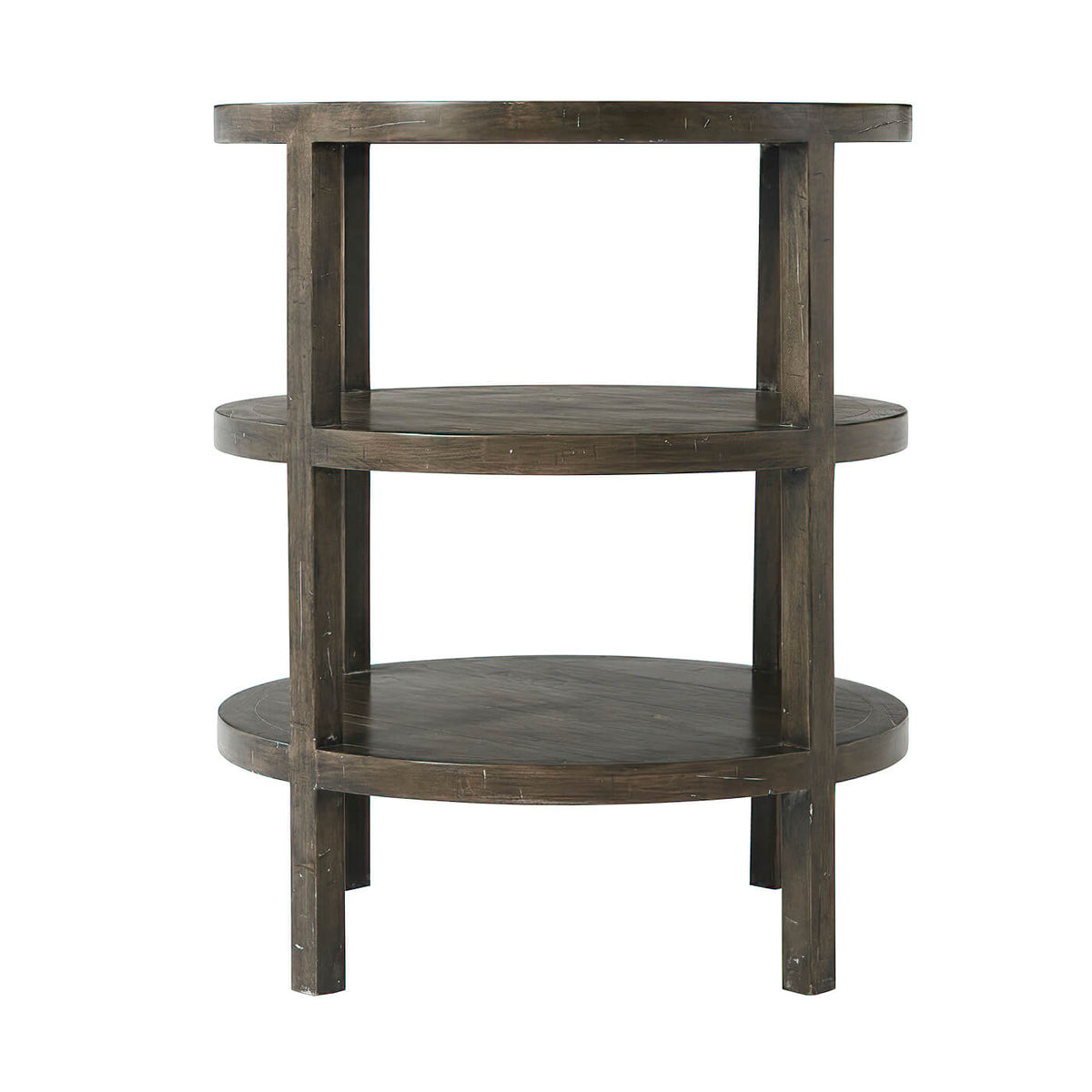 European Modern Three - Tier End Table - English Georgian America