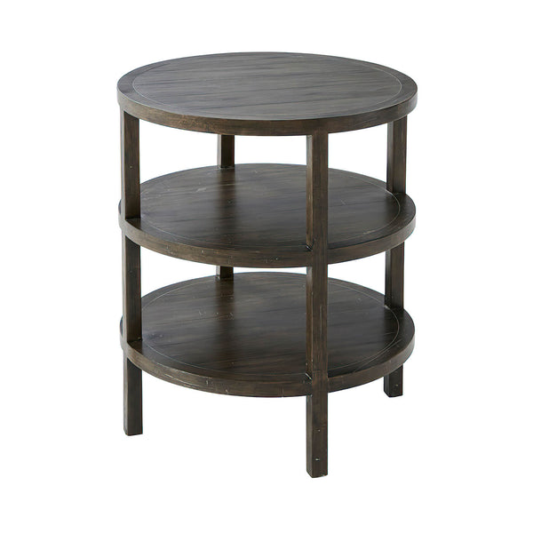 European Modern Three - Tier End Table - English Georgian America