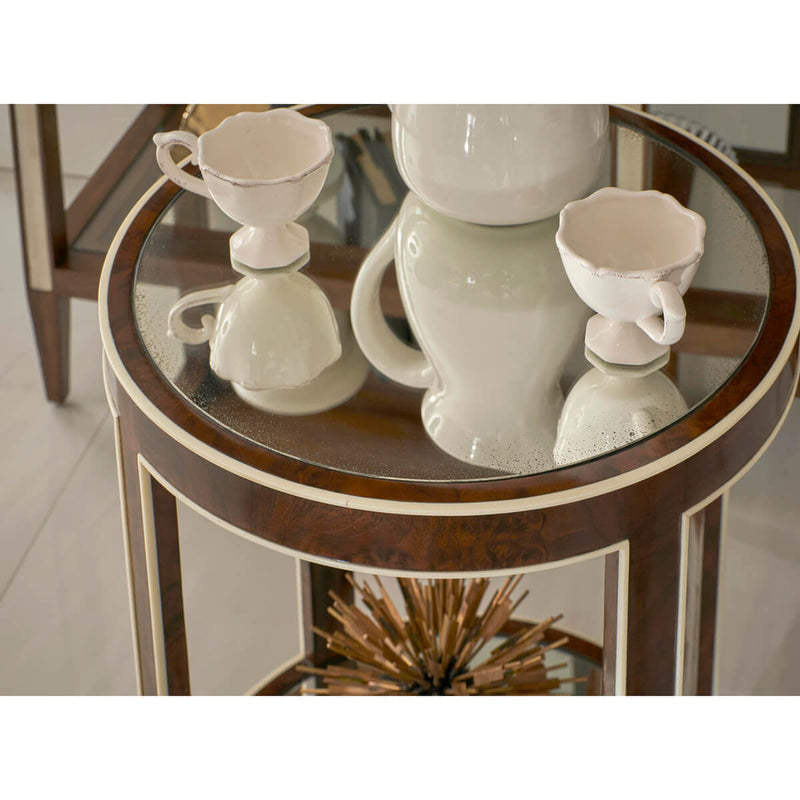 French Art Deco Accent Table - Rich Elegance - English Georgian America