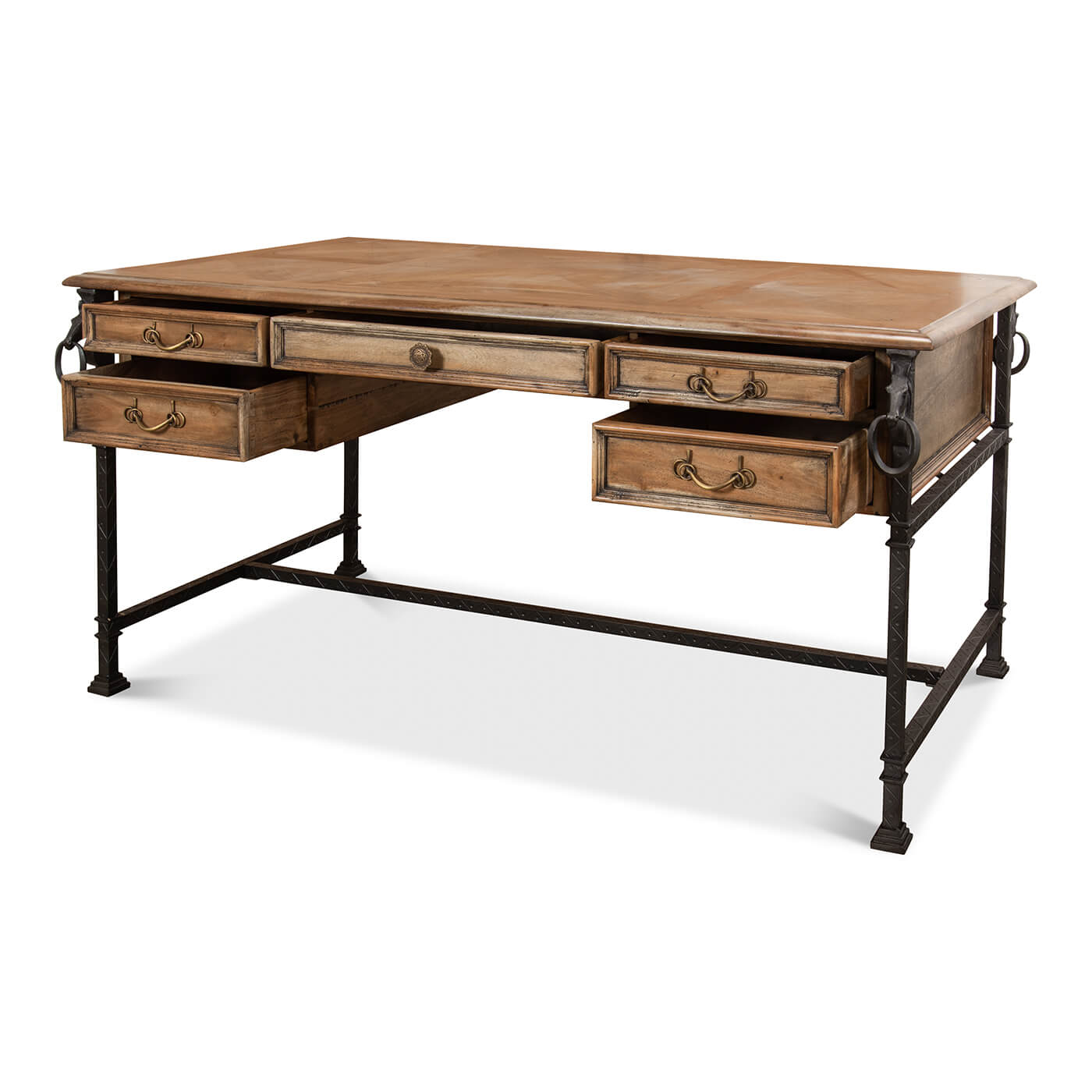 Industrial Equestrian Desk - English Georgian America