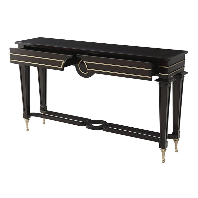 Mid Century Console Table with Brass Detailing | Luxury Design ...