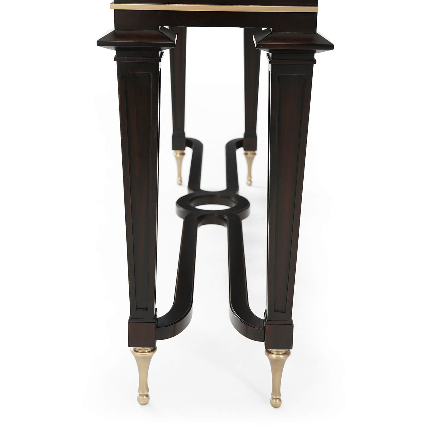 Mid Century Console Table with Brass Detailing | Luxury Design ...
