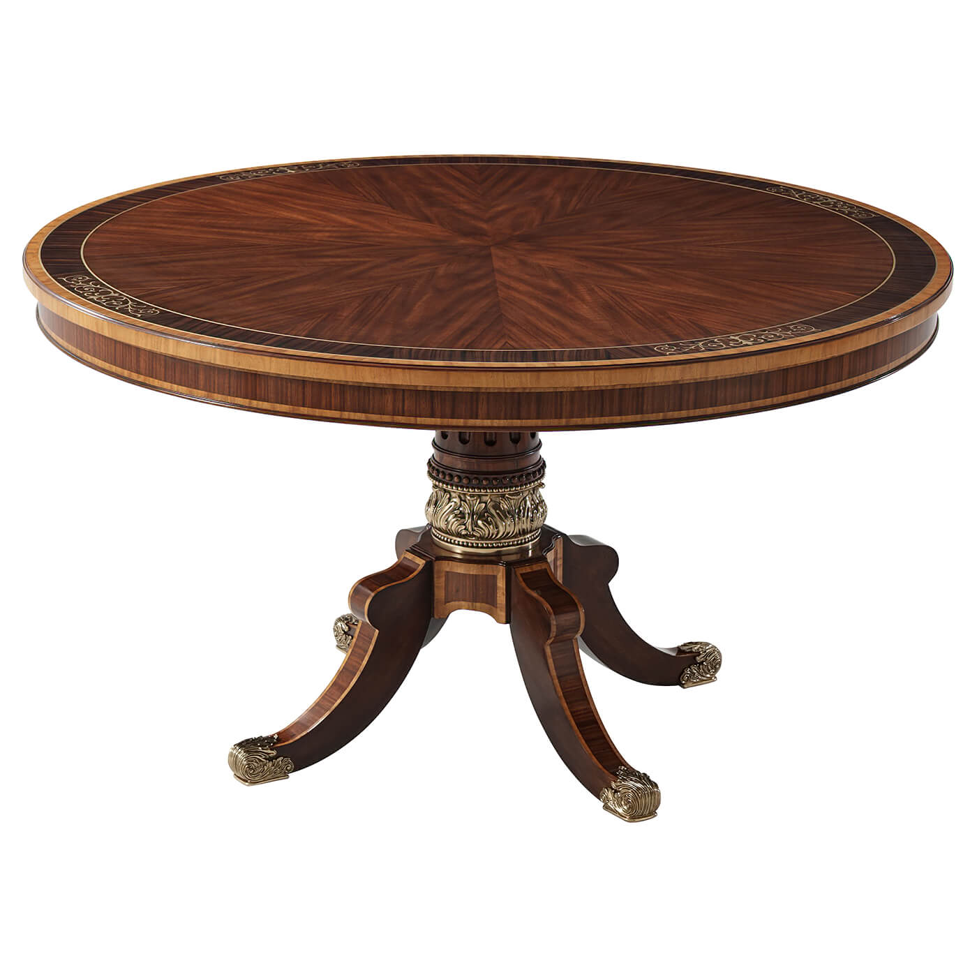 Regency Style Round Dining Table for Elegant Dining - English Georgian ...