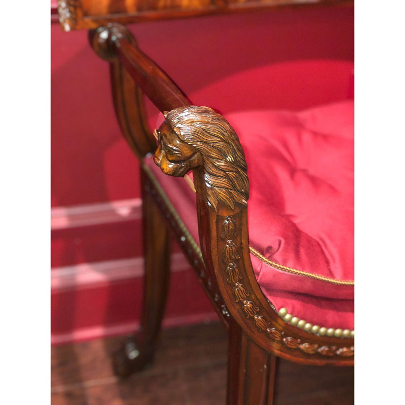 Regency Style Thomas Hope Armchair - Classic Carved Chair - English ...
