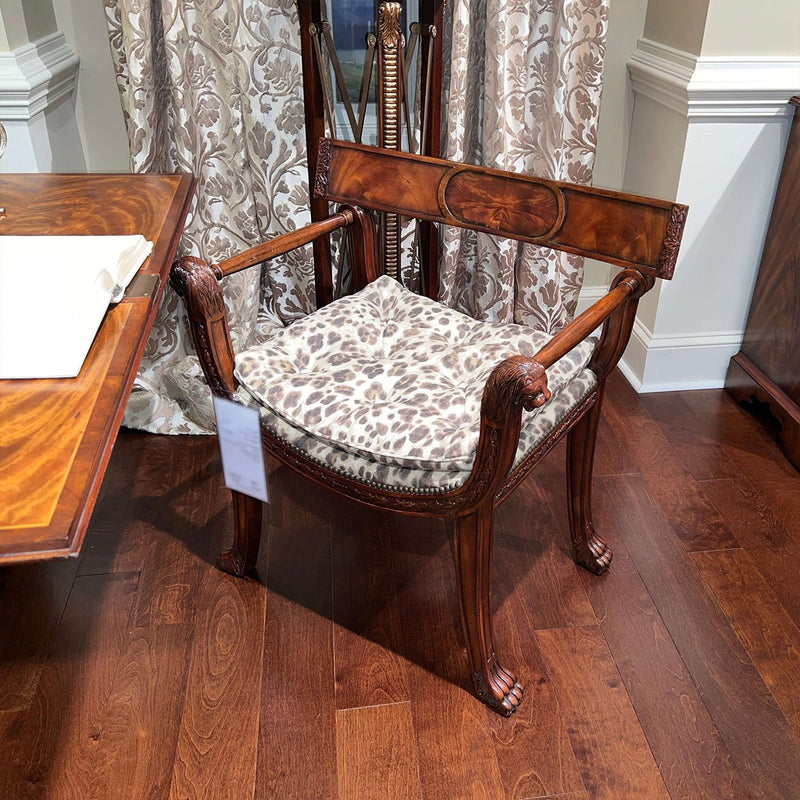 Regency Style Thomas Hope Armchair - Classic Carved Chair - English ...