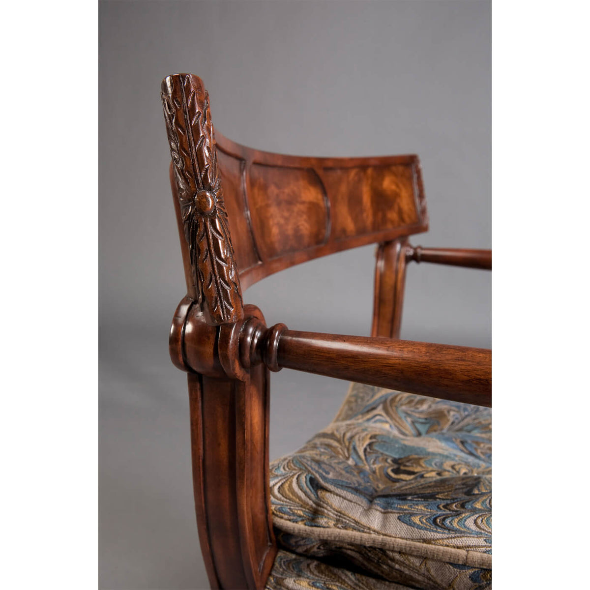 Regency Style Thomas Hope Armchair - English Georgian America