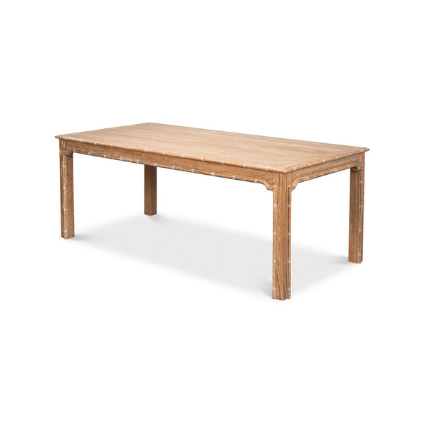 Regency Whitewashed Oak Dining Table – Brighton Pavilion Elegance ...