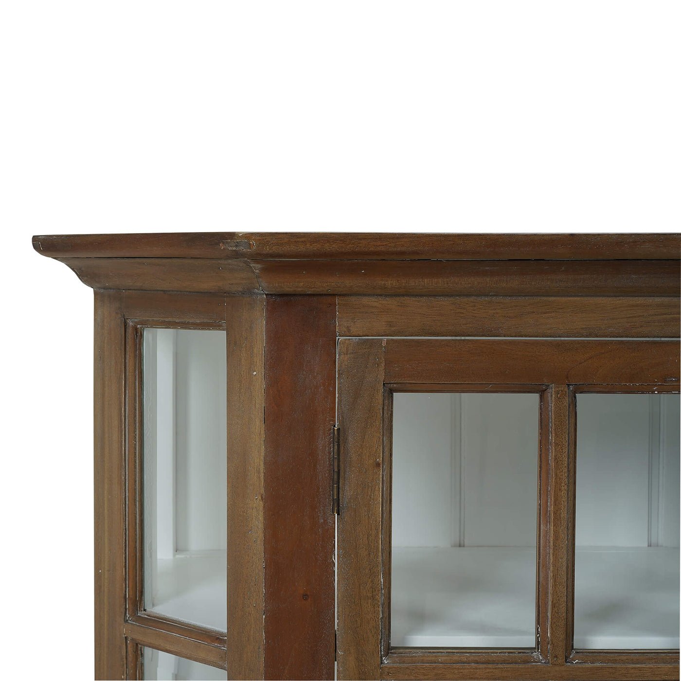 Showcase Elegance with the Rustic Display Cabinet - English Georgian ...