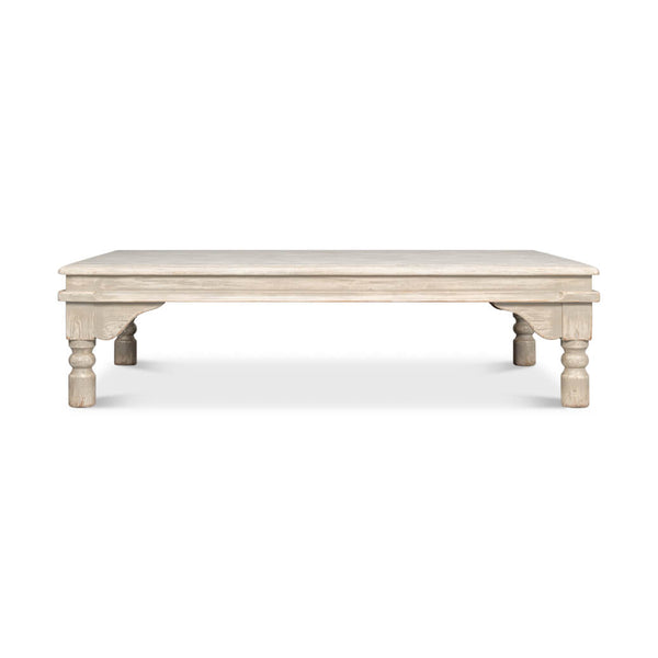 Washed Gray Lowrise Coffee Table: Farmhouse Charm Meets Modern Chic ...